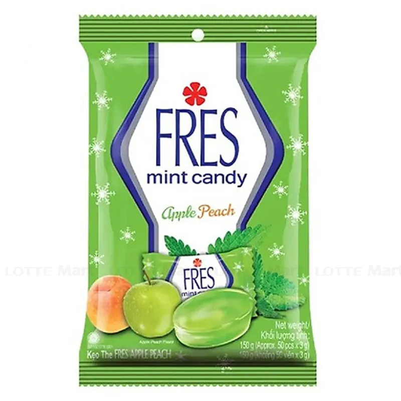 Kẹo The Fres Apple Peach Gói 150G