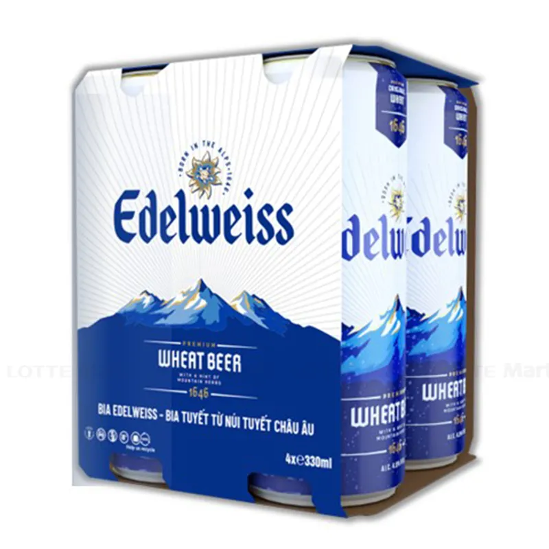 Bia Tuyết Edelweiss 330ml x Lốc 4 Lon