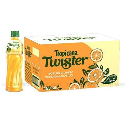 Nước Cam Ép Twister Thùng 24 Chai 450ml