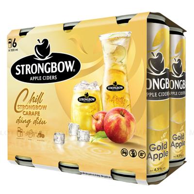 Nước Trái Cây Lên Men Strongbow Vị Táo Apple Ciders Gold Lon 330ml x ...