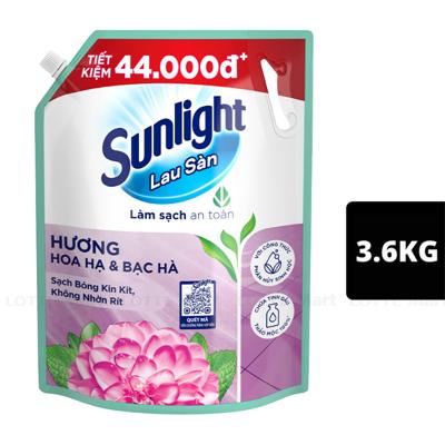 Nước Lau Sàn Sunlight Hoa Hạ Bạc Hà 3.6kg