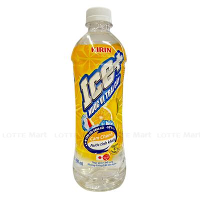 Nước Trái Cây ICE+ Vị Cam Chanh Chai 490ml