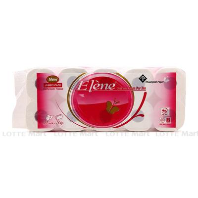 Giấy Vệ Sinh Elène Hồng 3 Lớp Lốc 10 Cuộn